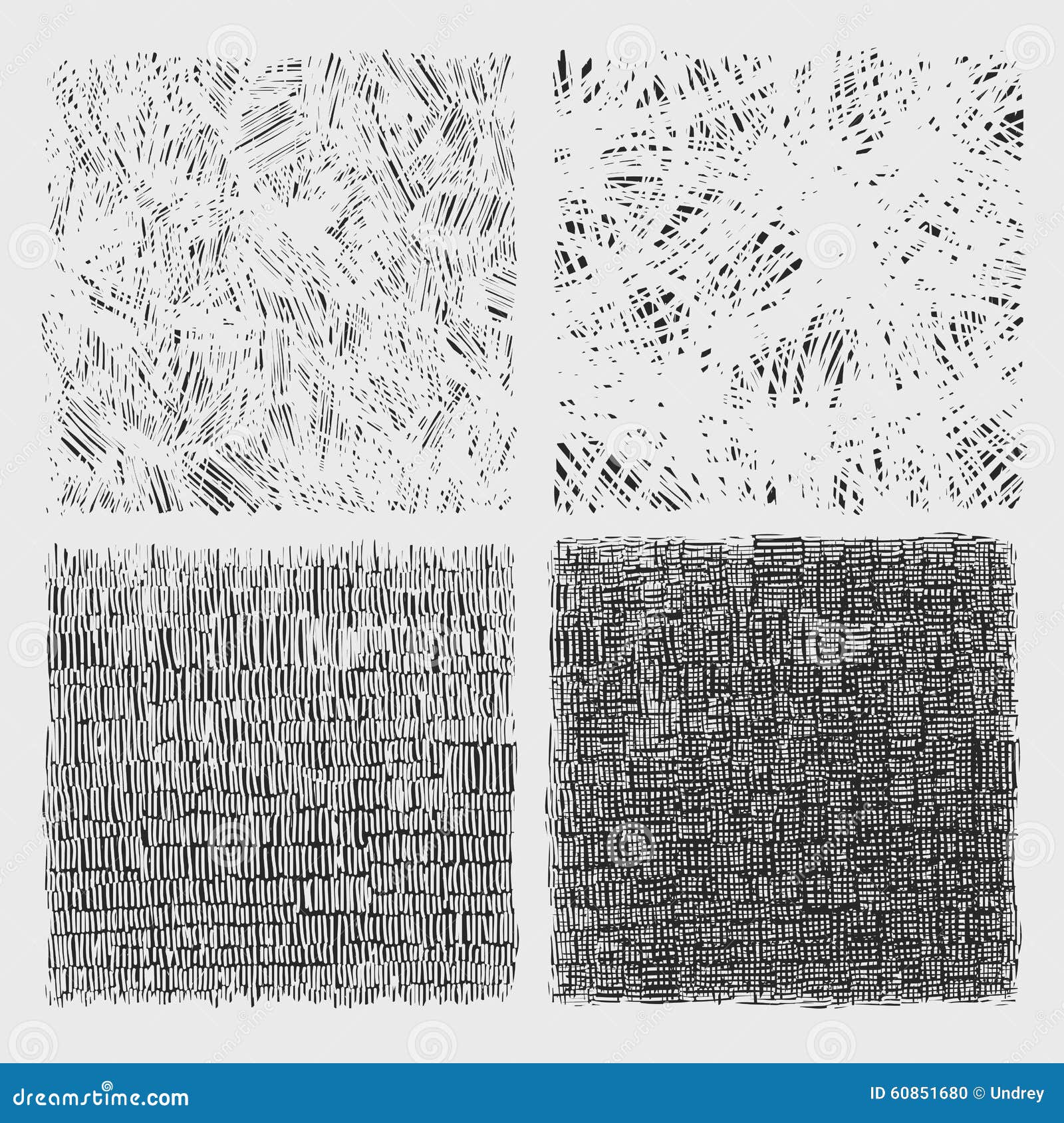 Ensemble De Vecteur Approximatif De Texture De Dessin De Hachure ...