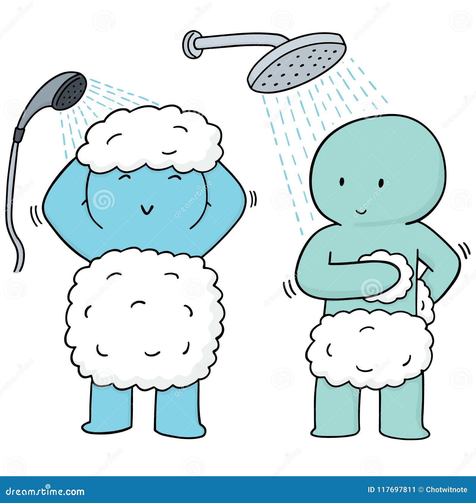 Ensemble De Vecteur D'averse Des Hommes Illustration de Vecteur ...