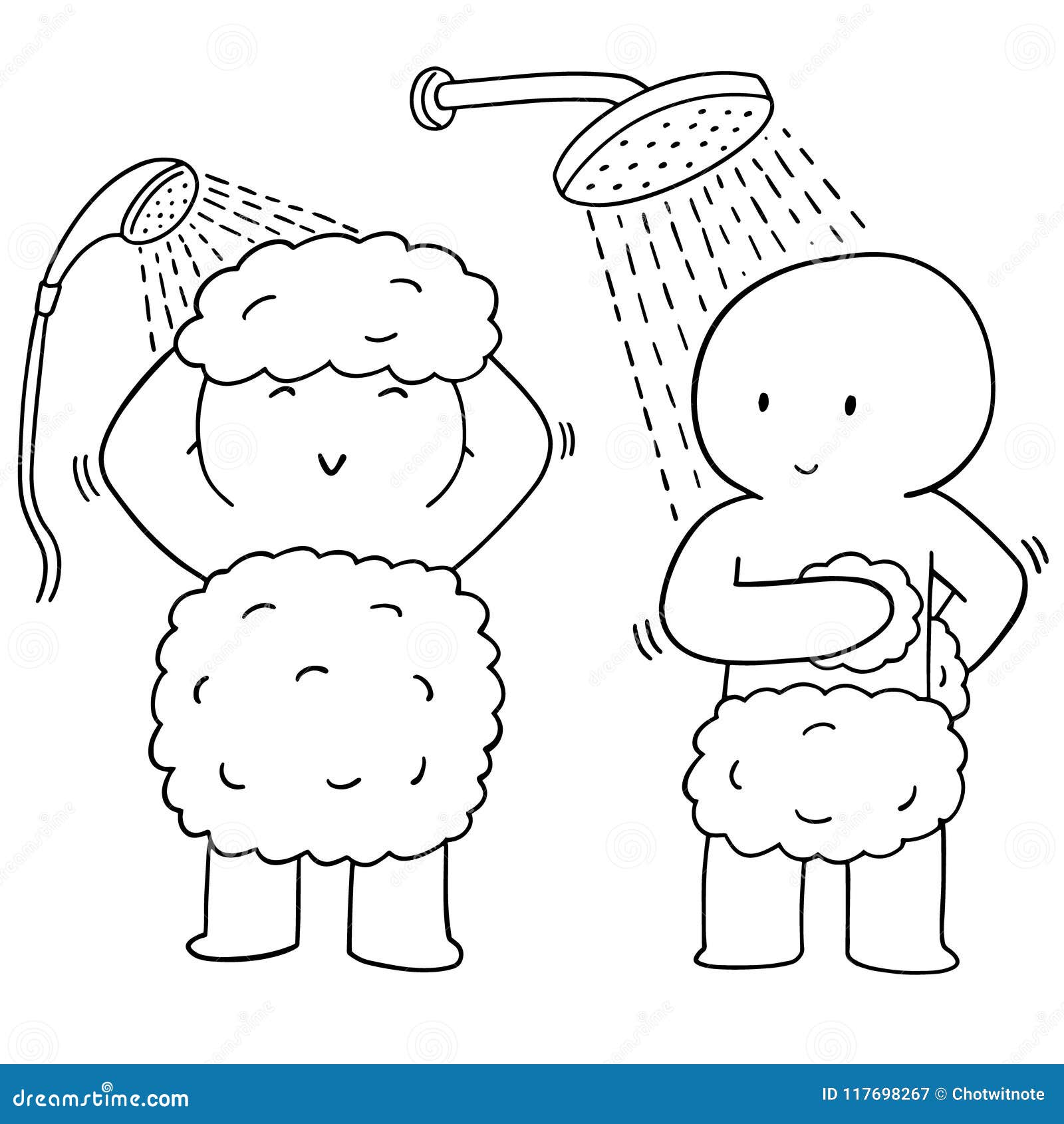 Ensemble De Vecteur D'averse Des Hommes Illustration de Vecteur ...