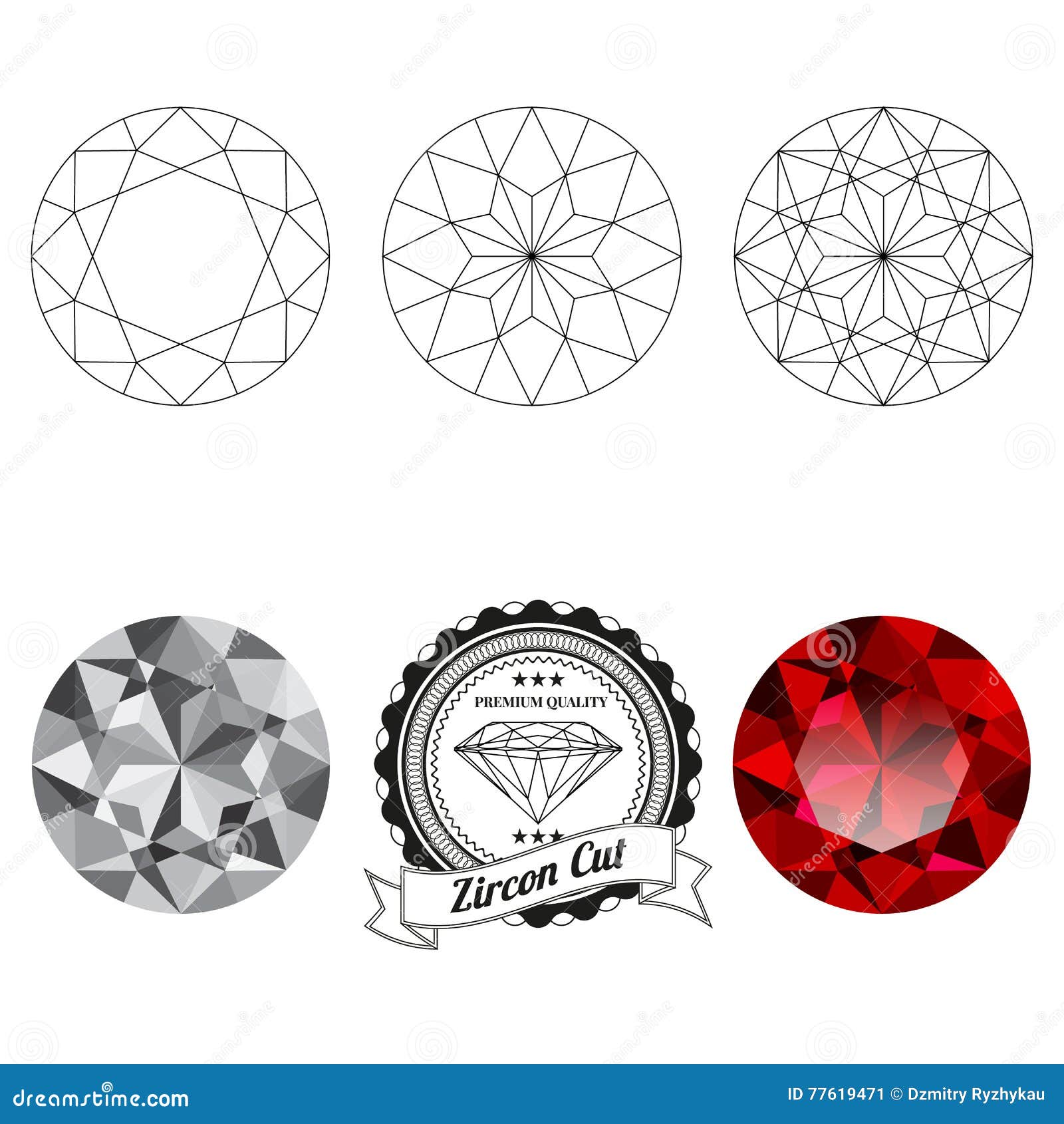 Zircon Stock Illustrations, Vecteurs, & Clipart – (455 Stock Illustrations)