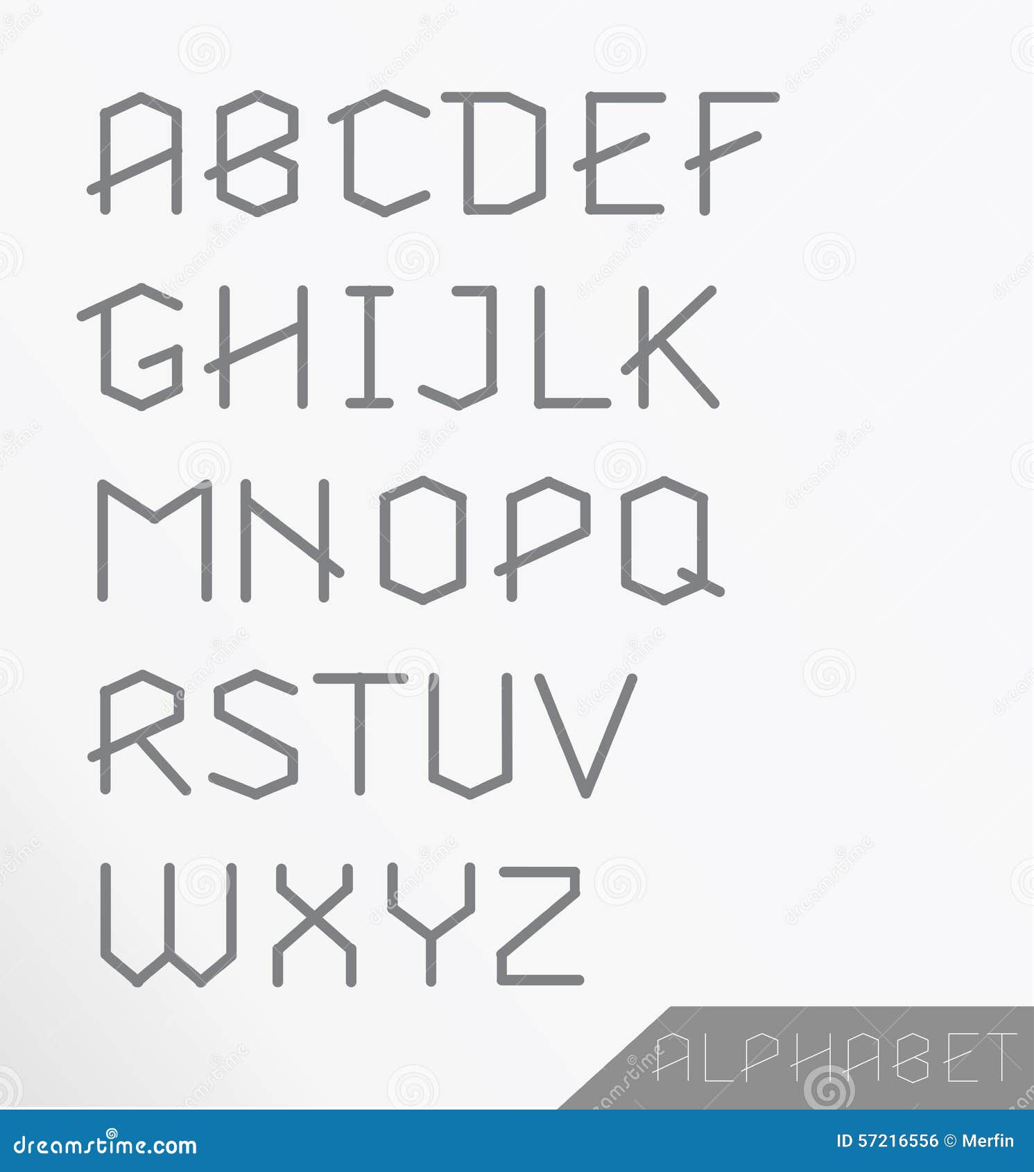 Ensemble Graphique D'alphabet Illustration de Vecteur - Illustration du ...