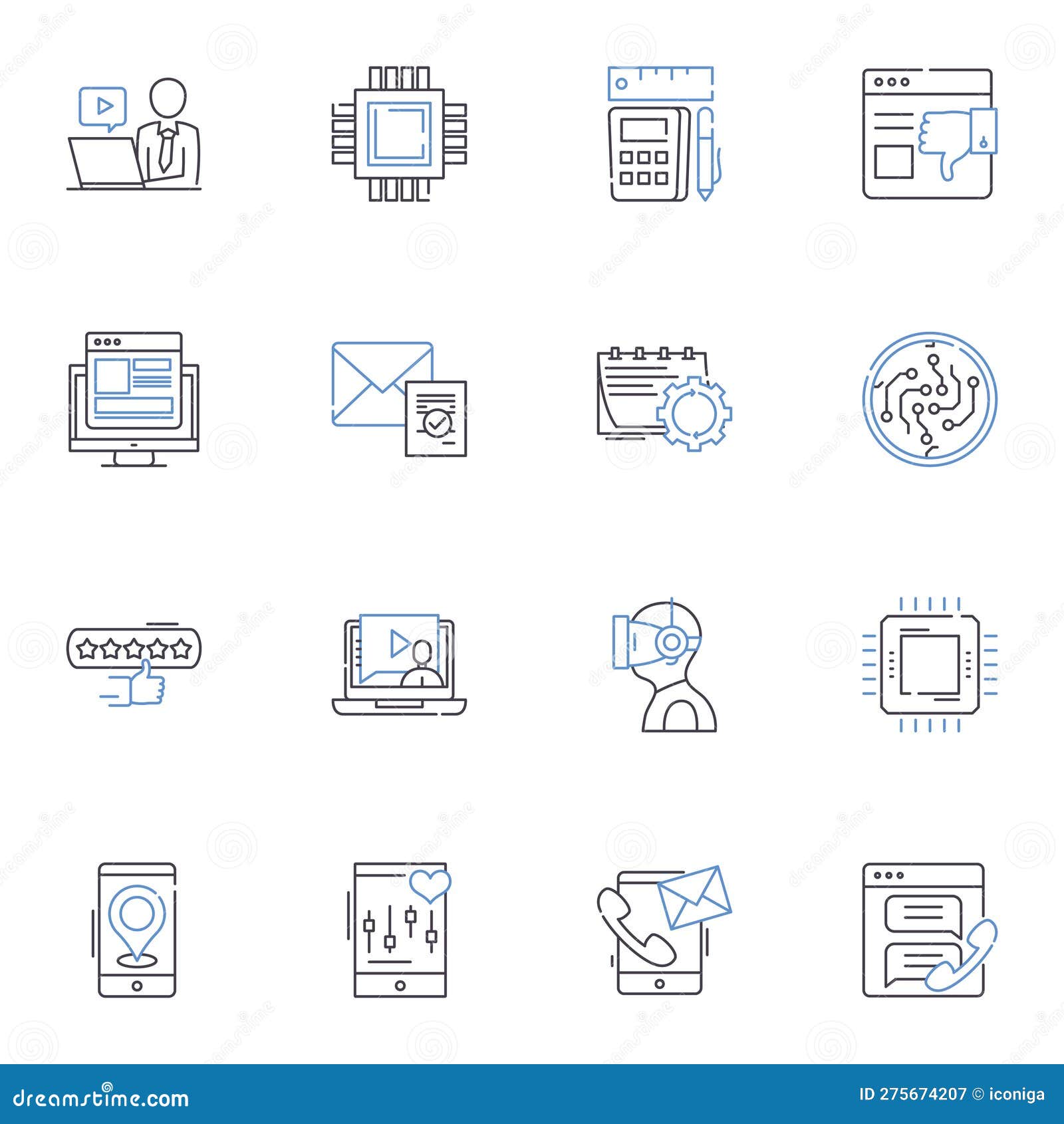 Ensemble Learning Line Icons Collection. Cooperation, Diversity ...