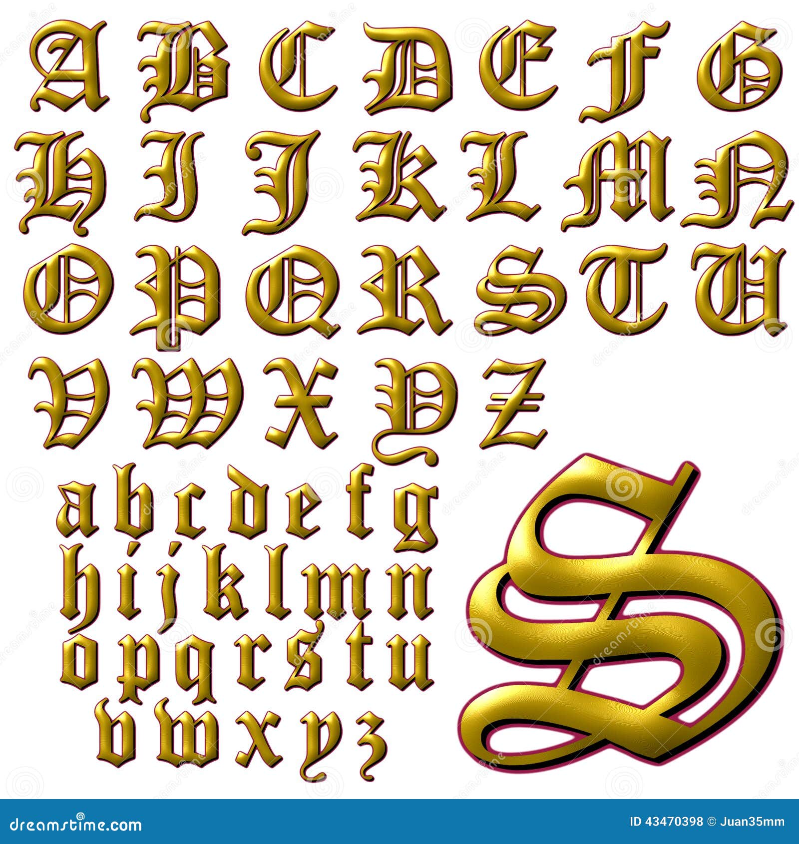 Ensemble Spécial De Conception D'alphabet D'ABC Illustration Stock ...