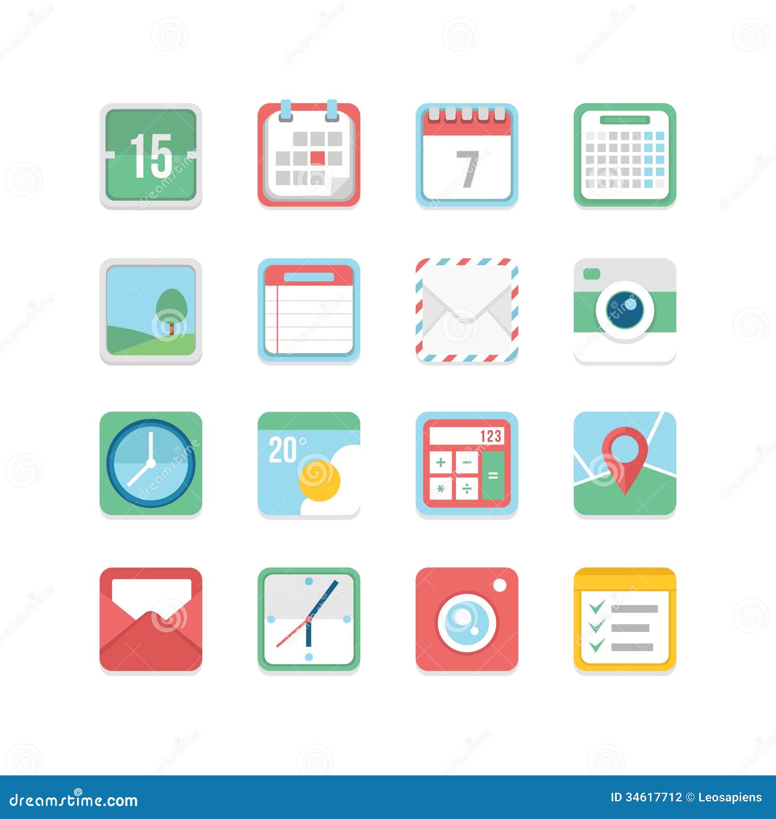 Ensemble utile d'icône illustration de vecteur. Illustration du rétro ...