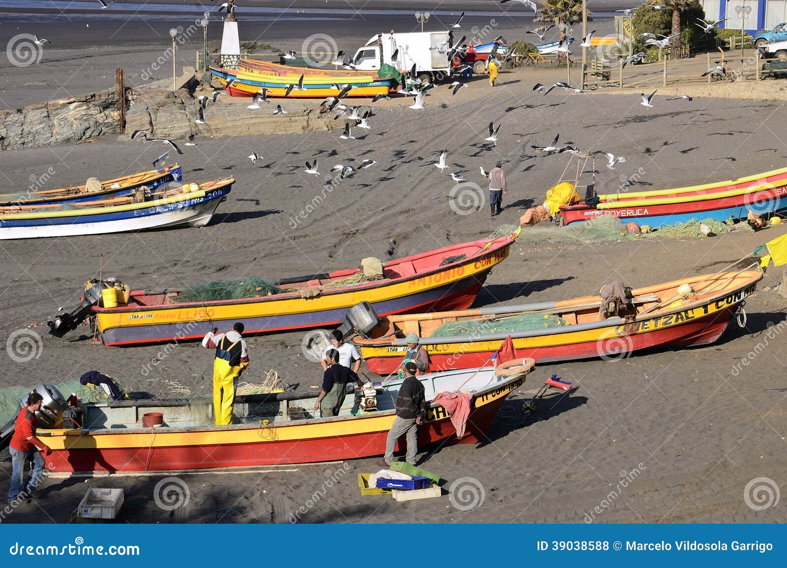 Ensenada de la pesca foto de archivo editorial. Imagen de costa - 39038588