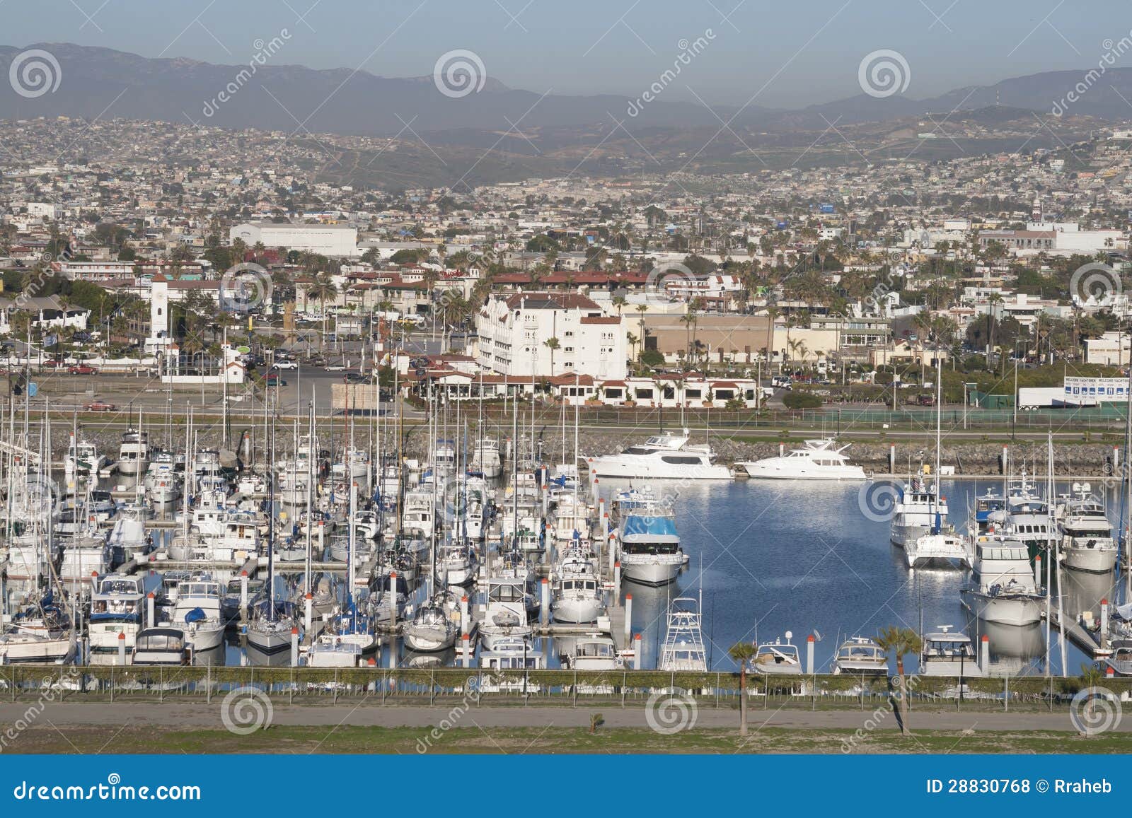 Ensenada Port in Mexico - Aerial View Editorial Stock Photo - Image of ...