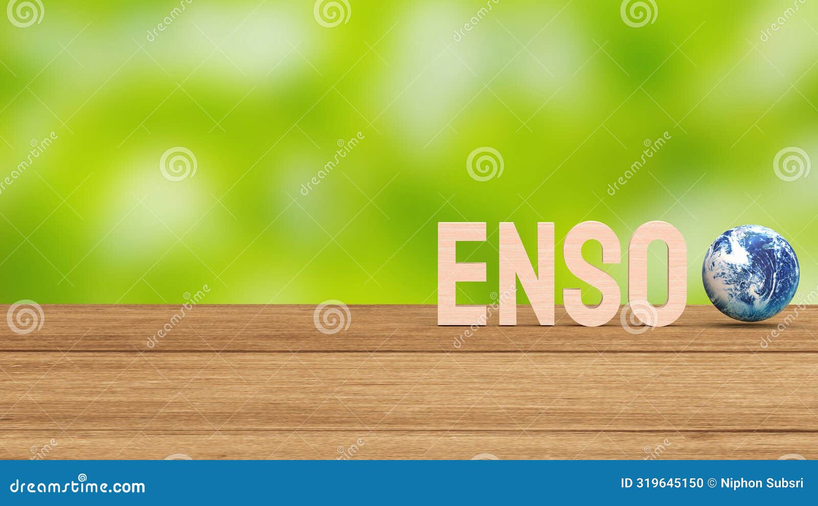 The ENSO Word and Earth for Global Warming or Climate Change Crisis 3d ...