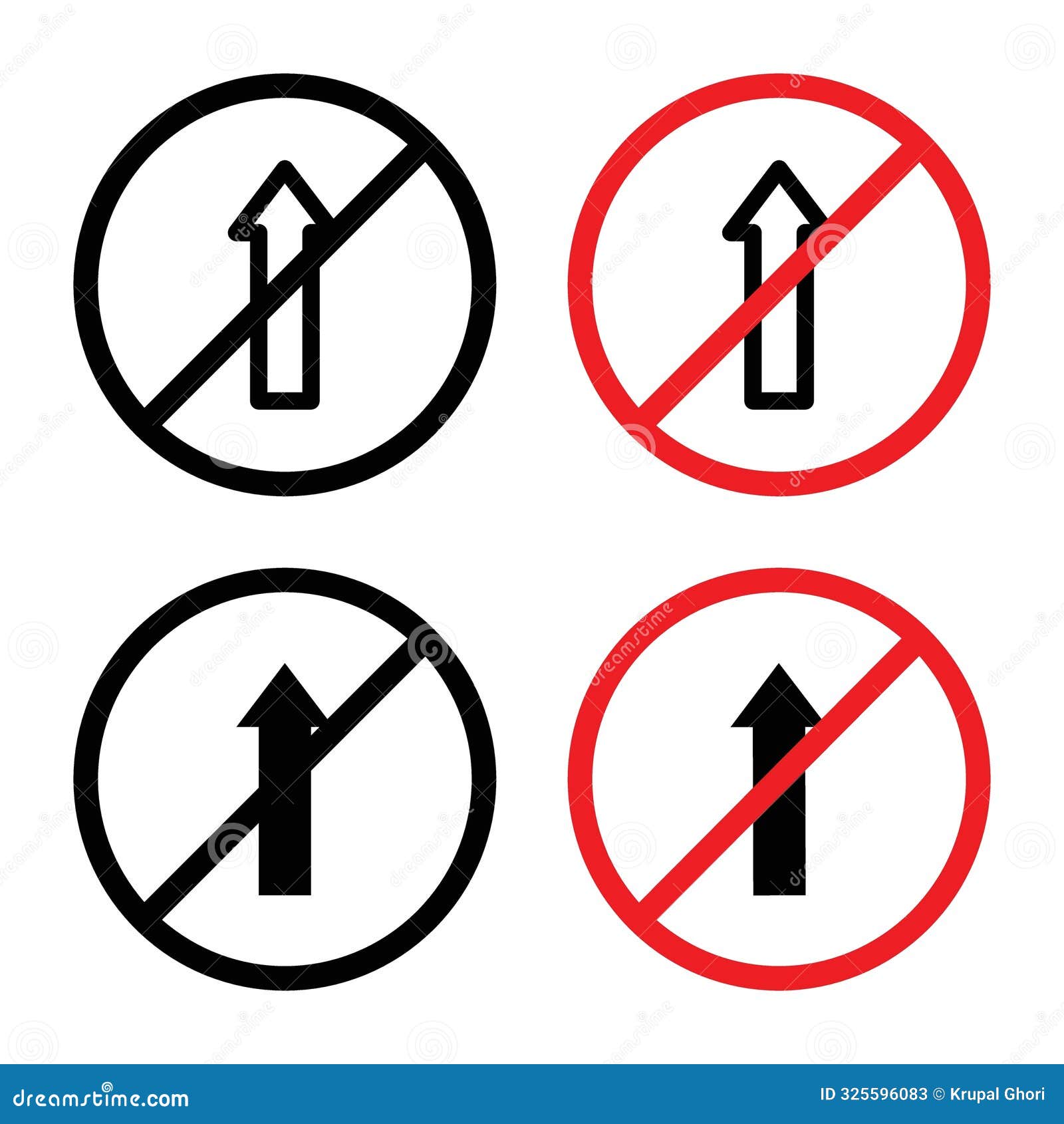 Ensure Restricted Access with this No Entry Sign, Featuring a Warning ...