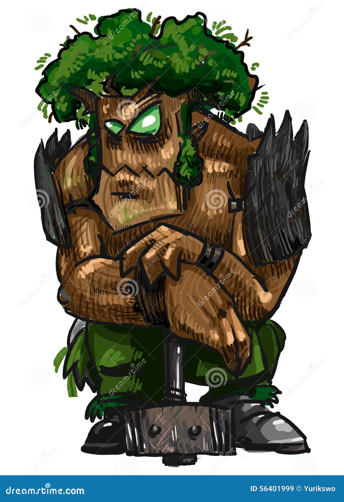 Ent stock illustration. Illustration of protection, plants - 56401999
