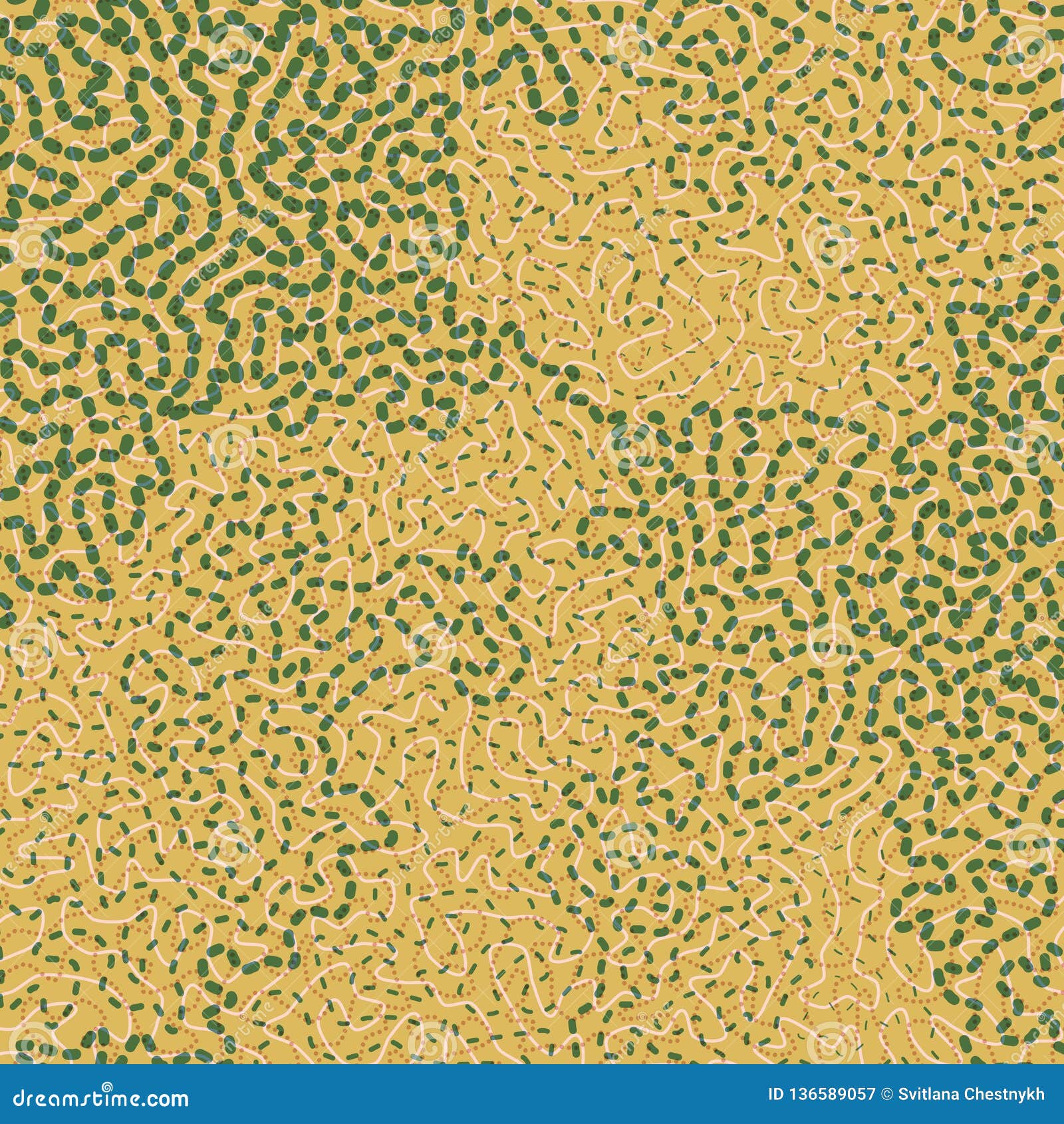 Entangled Dotwork Path, Abstract Background, Vector Illustration Stock ...