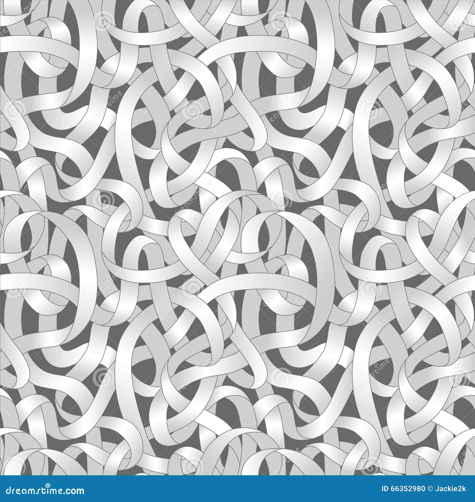 Entangled Paths Seamless Pattern. Stock Vector - Illustration of ...