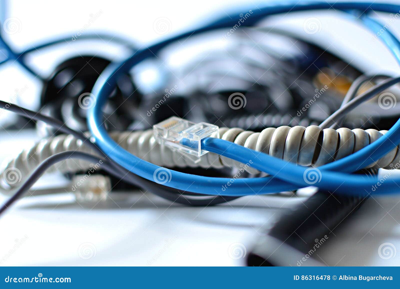 Entangled Wires stock photo. Image of wiring, bundle - 86316478