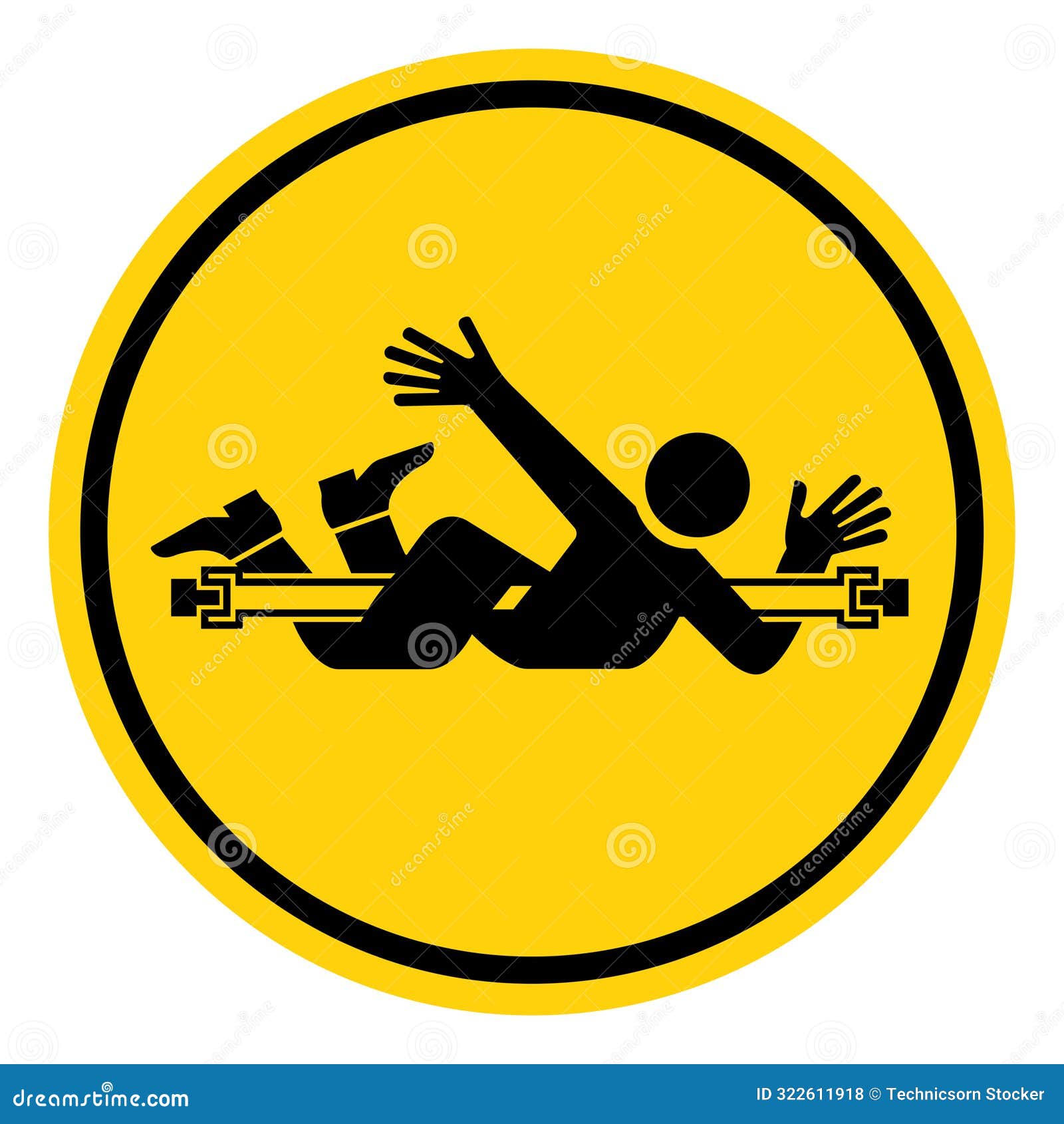 Entanglement Rotating Shaft Symbol Sign, Vector Illustration, Isolate ...