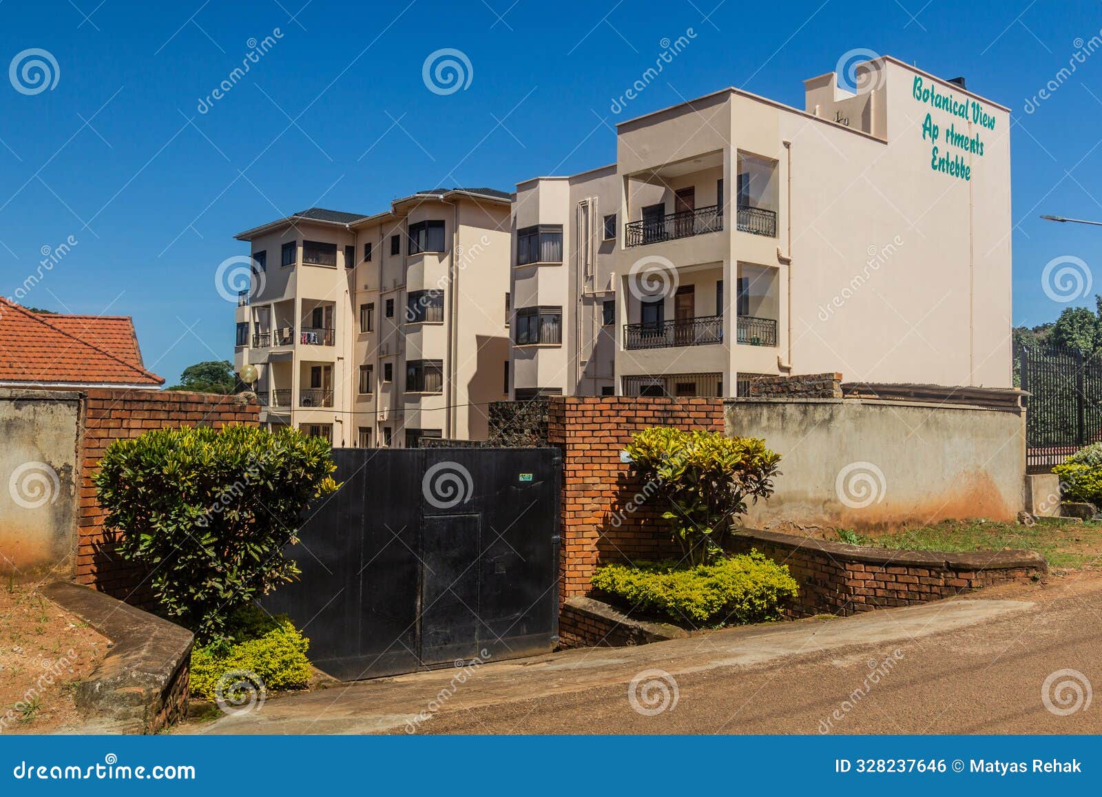 ENTEBBE, UGANDA - MARCH 30, 2020: Botanical View Apartments in Entebbe ...