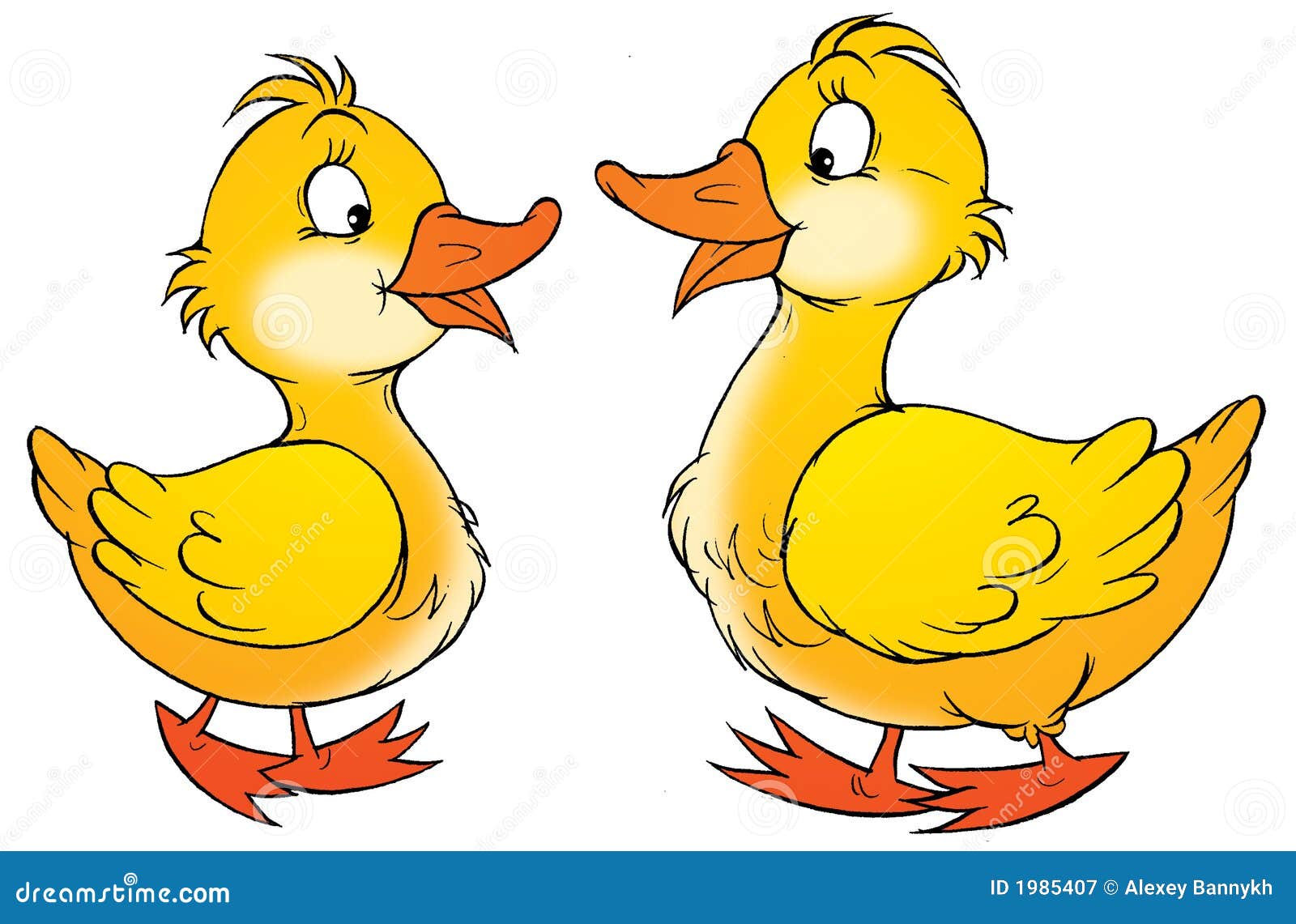 Enten stock abbildung. Illustration von kindisch, album - 1985407