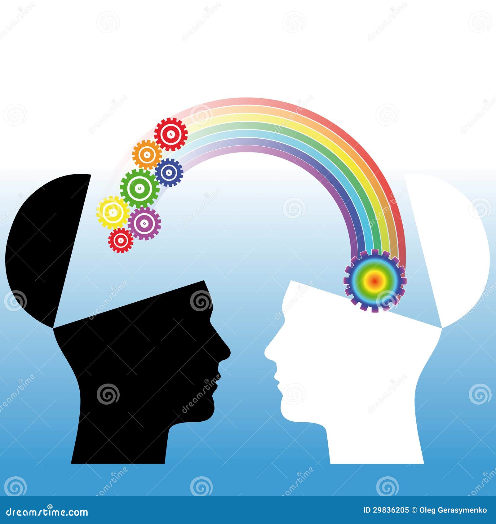 Entendimiento Mutuo. Ejemplo Conceptual Foto de archivo libre de ...