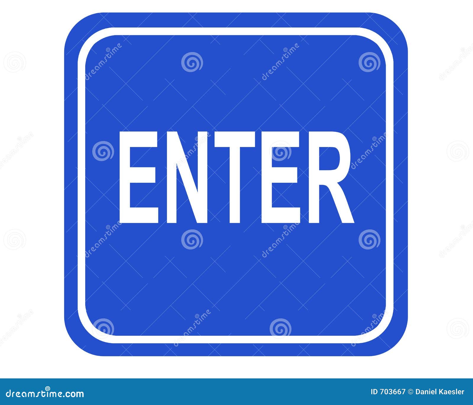 Enter stock illustration. Illustration of signboard, symbol - 703667