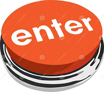 The ENTER button stock vector. Illustration of reload - 11783852