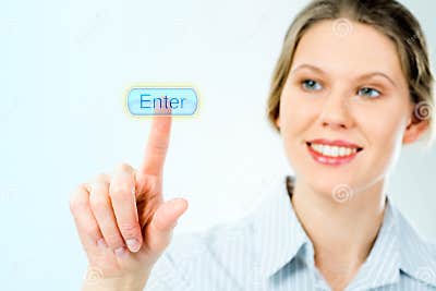 Enter button stock photo. Image of people, forward, enter - 4378788