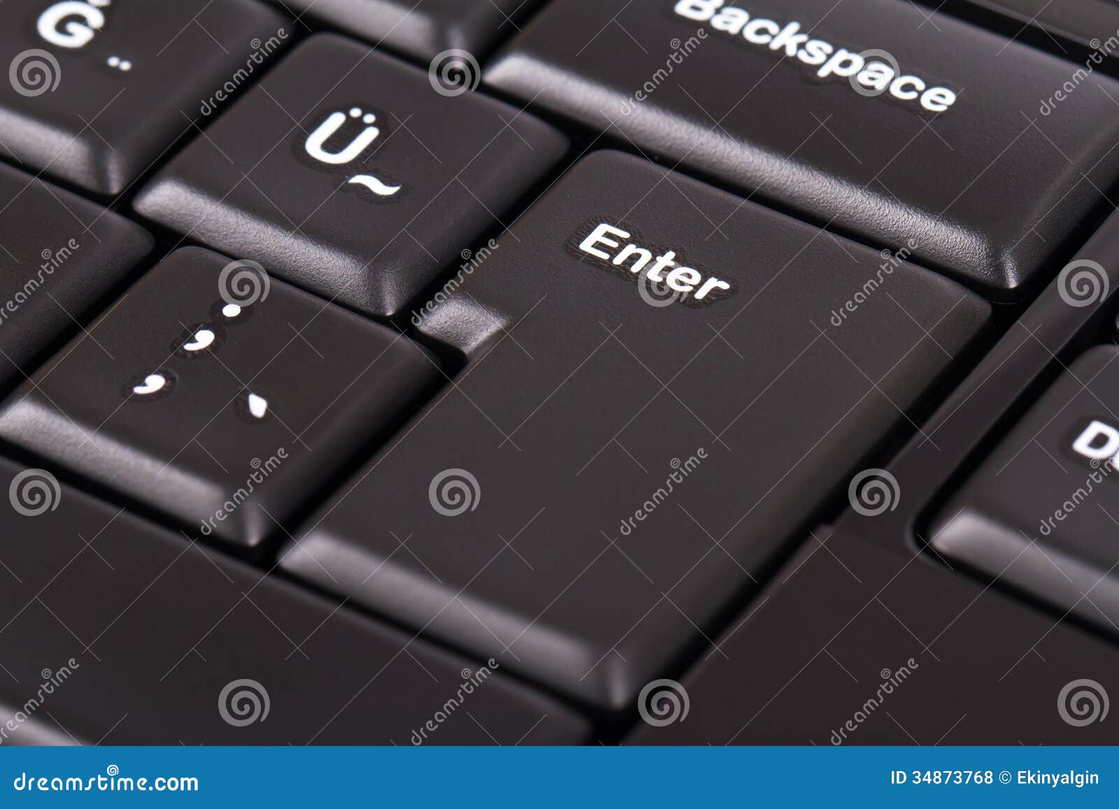Enter Button stock photo. Image of electronic, black - 34873768