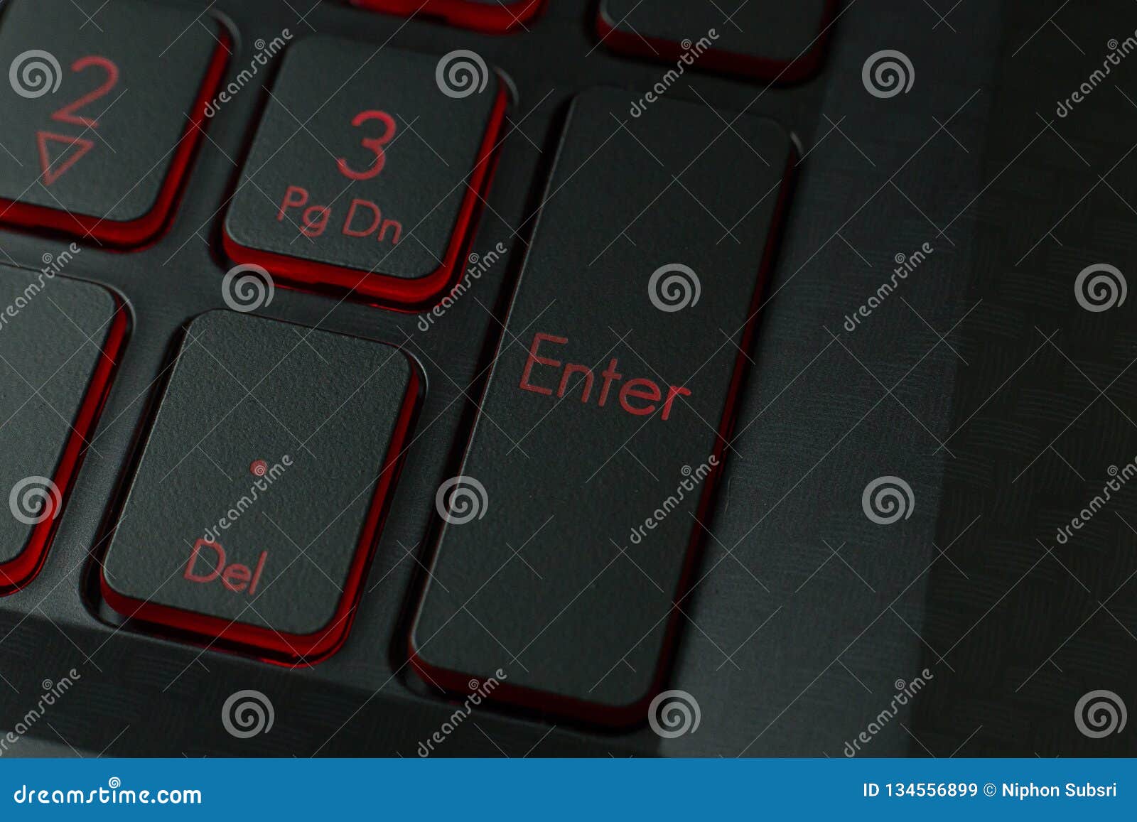 The Enter Button on Keyboard Laptop Close Up Image Stock Image - Image ...