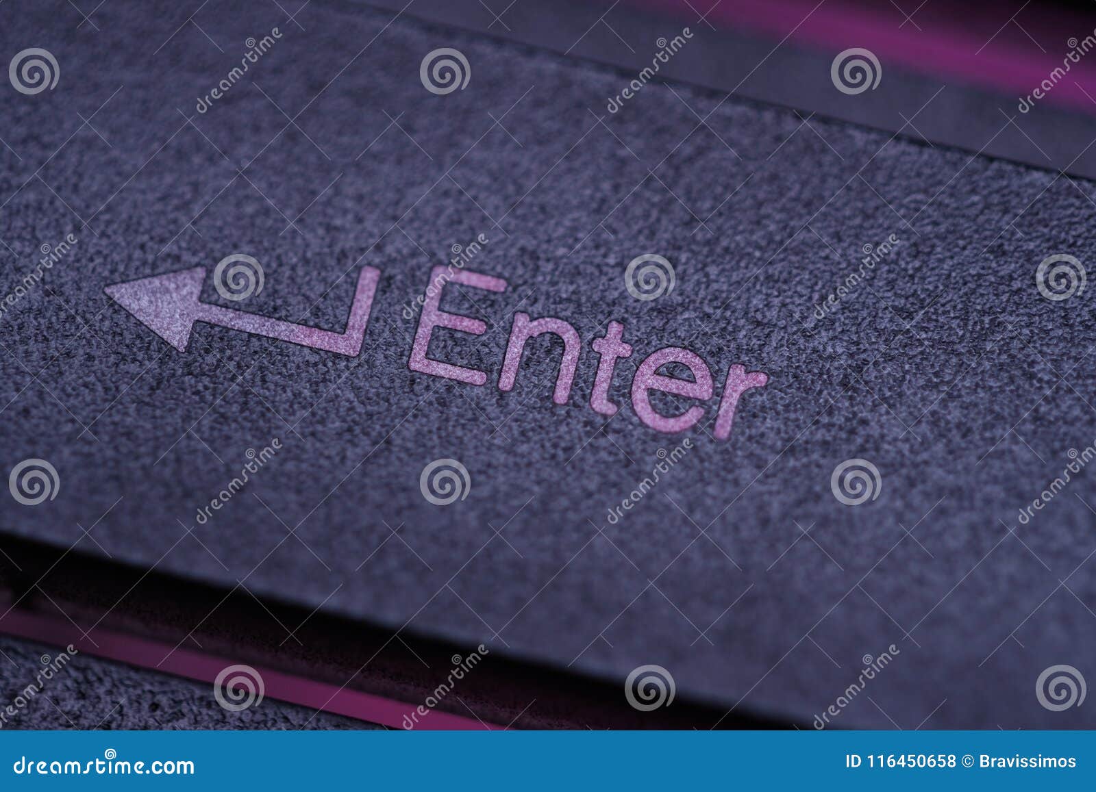 Enter Button on Keyboard. Element of Design. Stock Photo - Image of ...