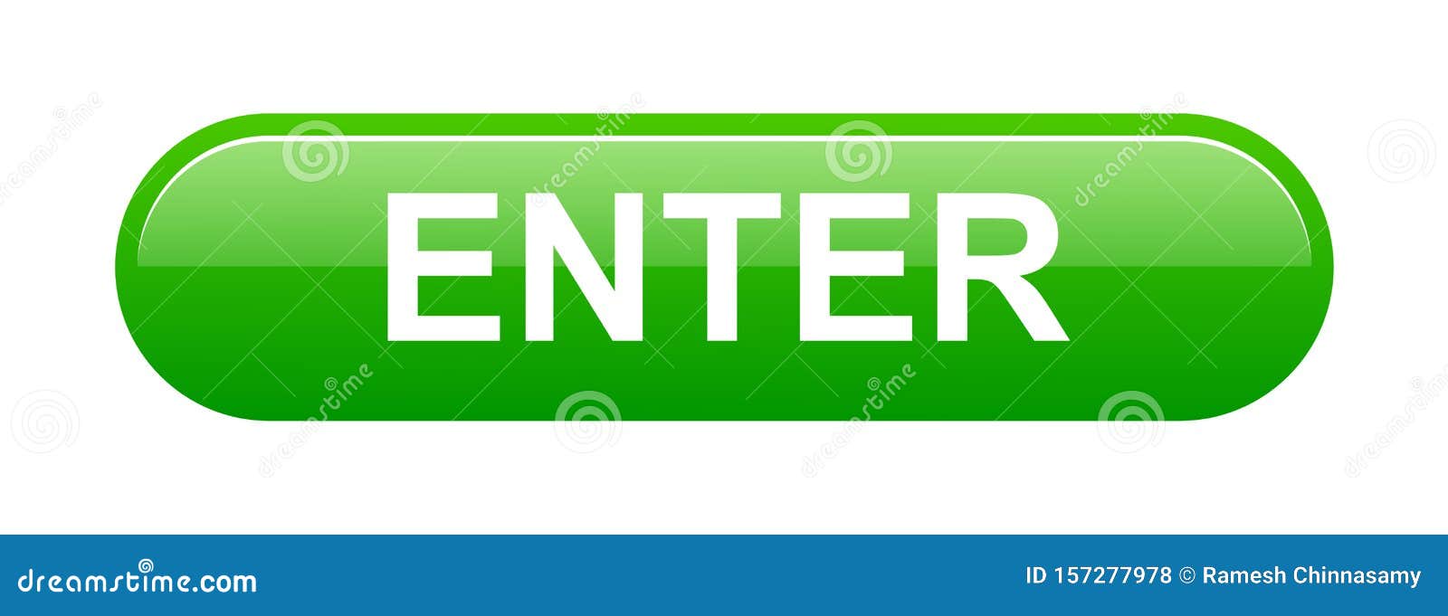 Enter button stock vector. Illustration of background - 157277978