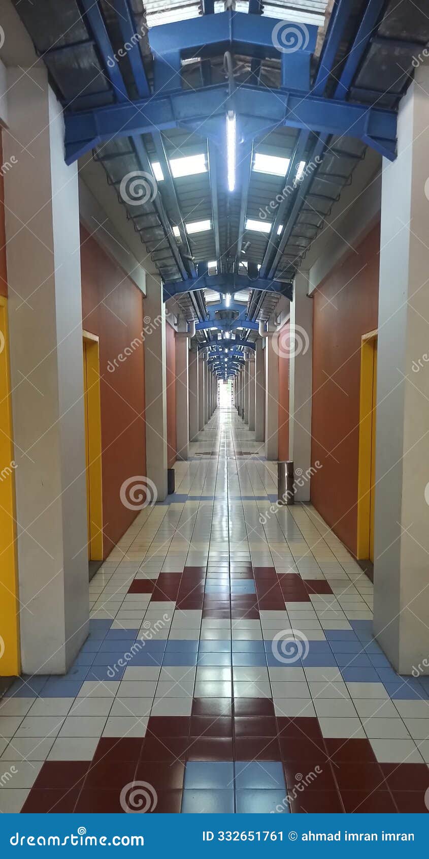Enter the Cargo Building Office Hallway during the Day Stock Image ...
