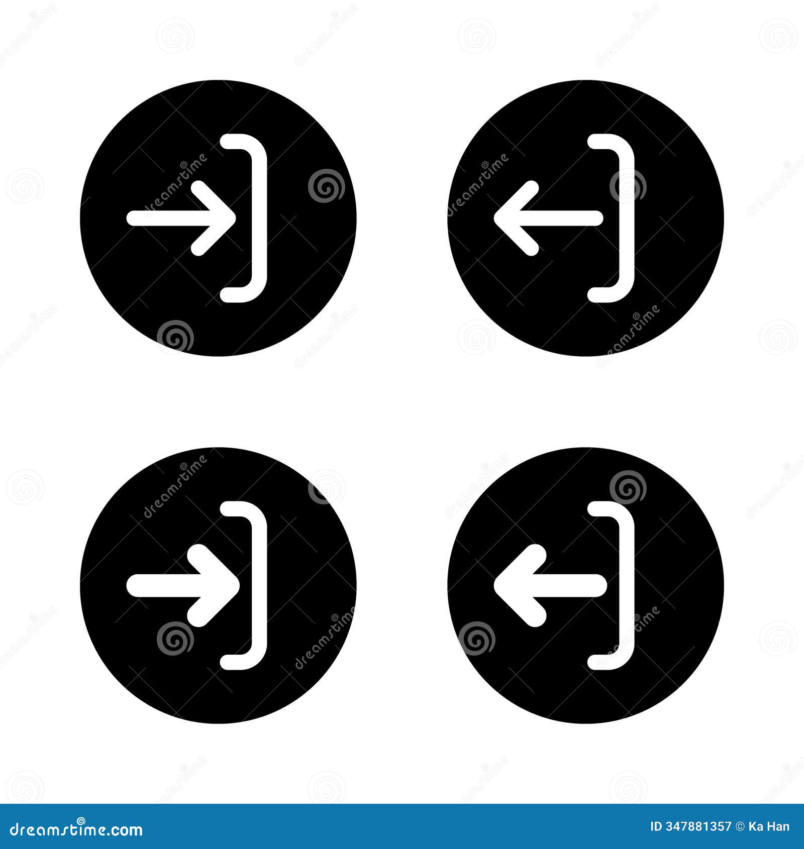 Logout Sign Icon. Log Out Symbol. Arrow. Vector Illustration ...