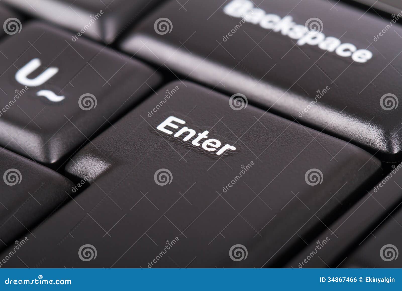 Enter Key stock photo. Image of device, macro, keyboard - 34867466
