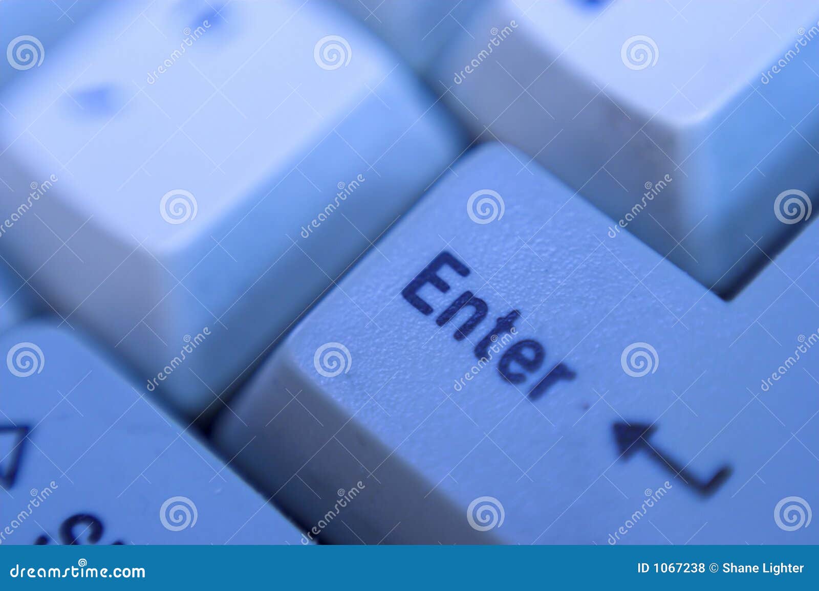 Enter Key (blue) stock photo. Image of white, blue, technology - 1067238