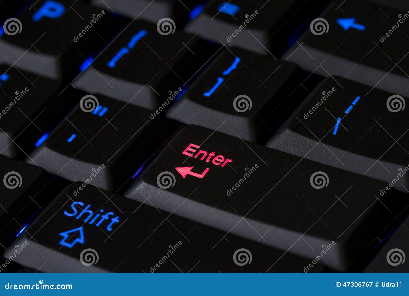 Enter Key on Keyboard Abstract Technology Background Stock Image ...