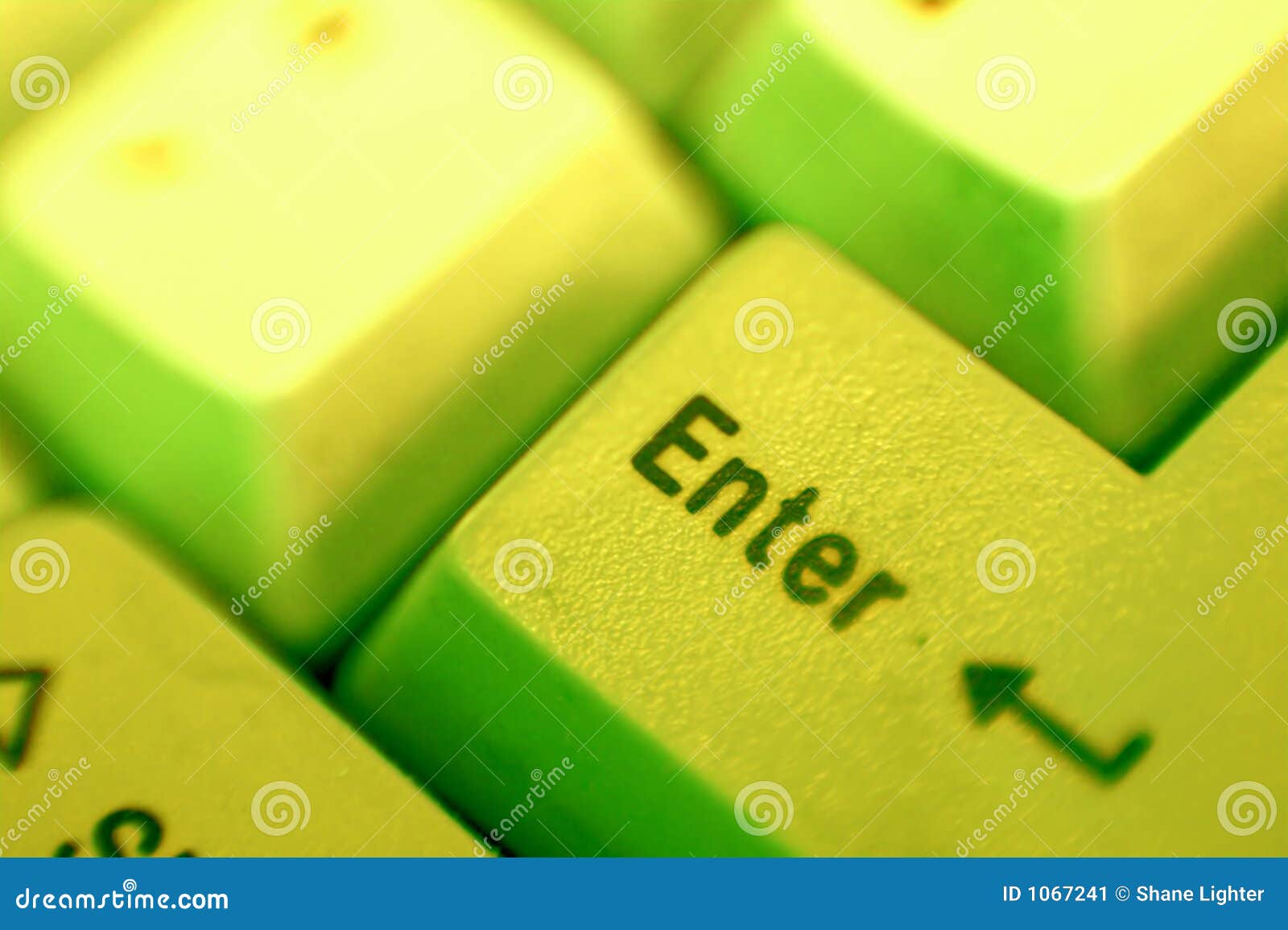 Enter Key (yellow) stock image. Image of computer, yellow - 1067241