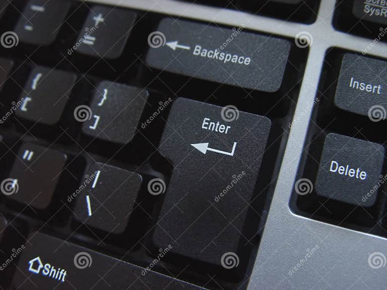 Enter - keyboard button stock photo. Image of numbers, accessories - 299042