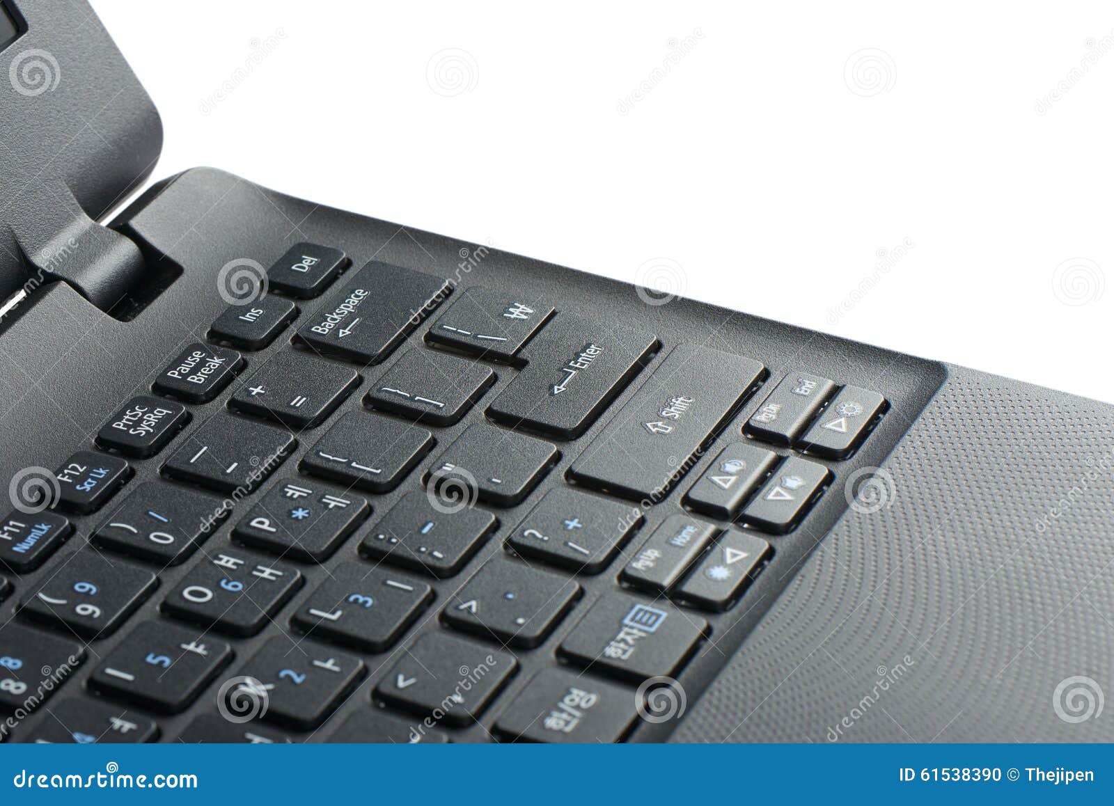 ENTER-Taste Auf Einer Laptop-Computer Tastatur Stockfoto - Bild von ...