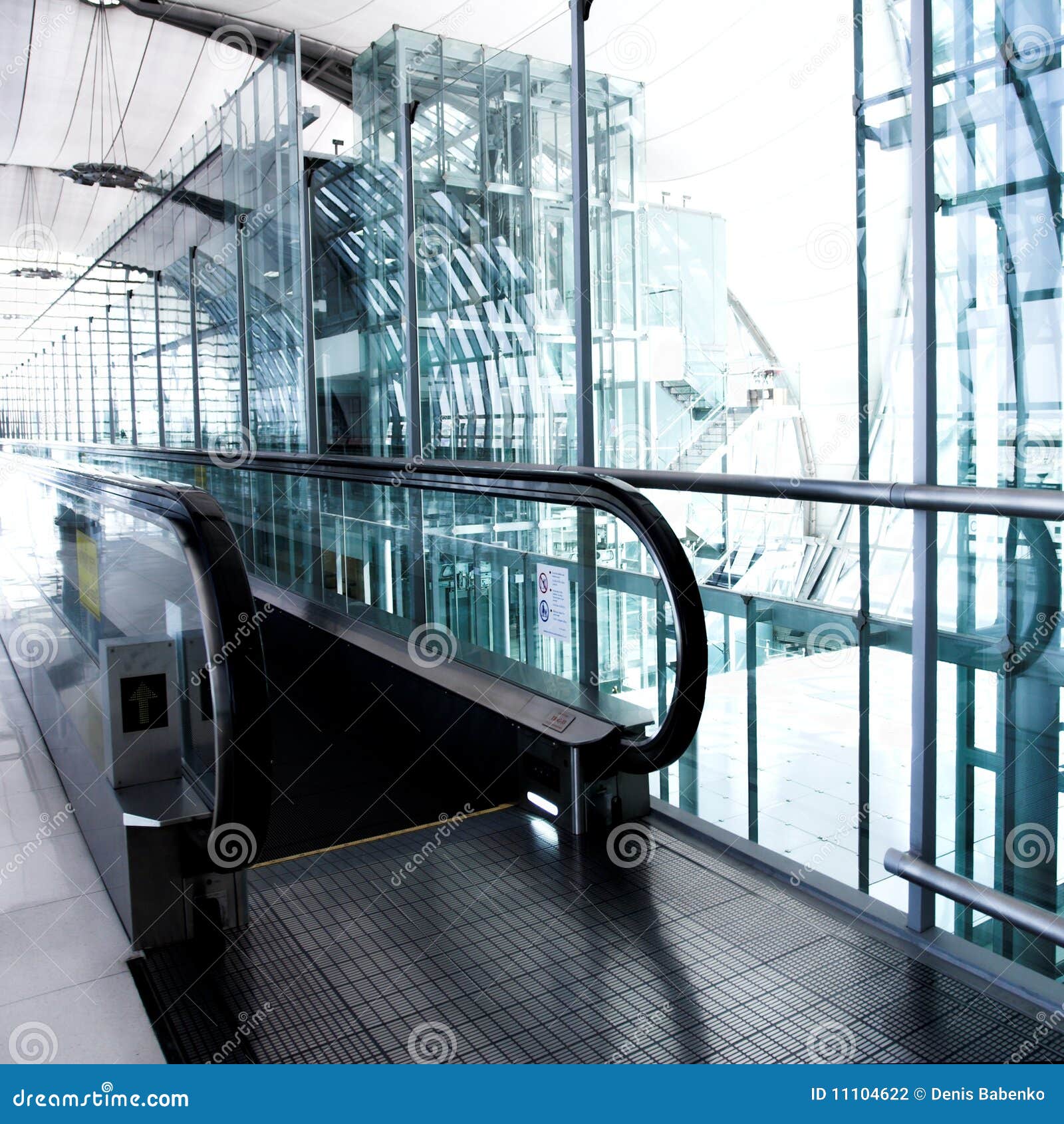 Enter to escalator stock photo. Image of escalator, blur - 11104622