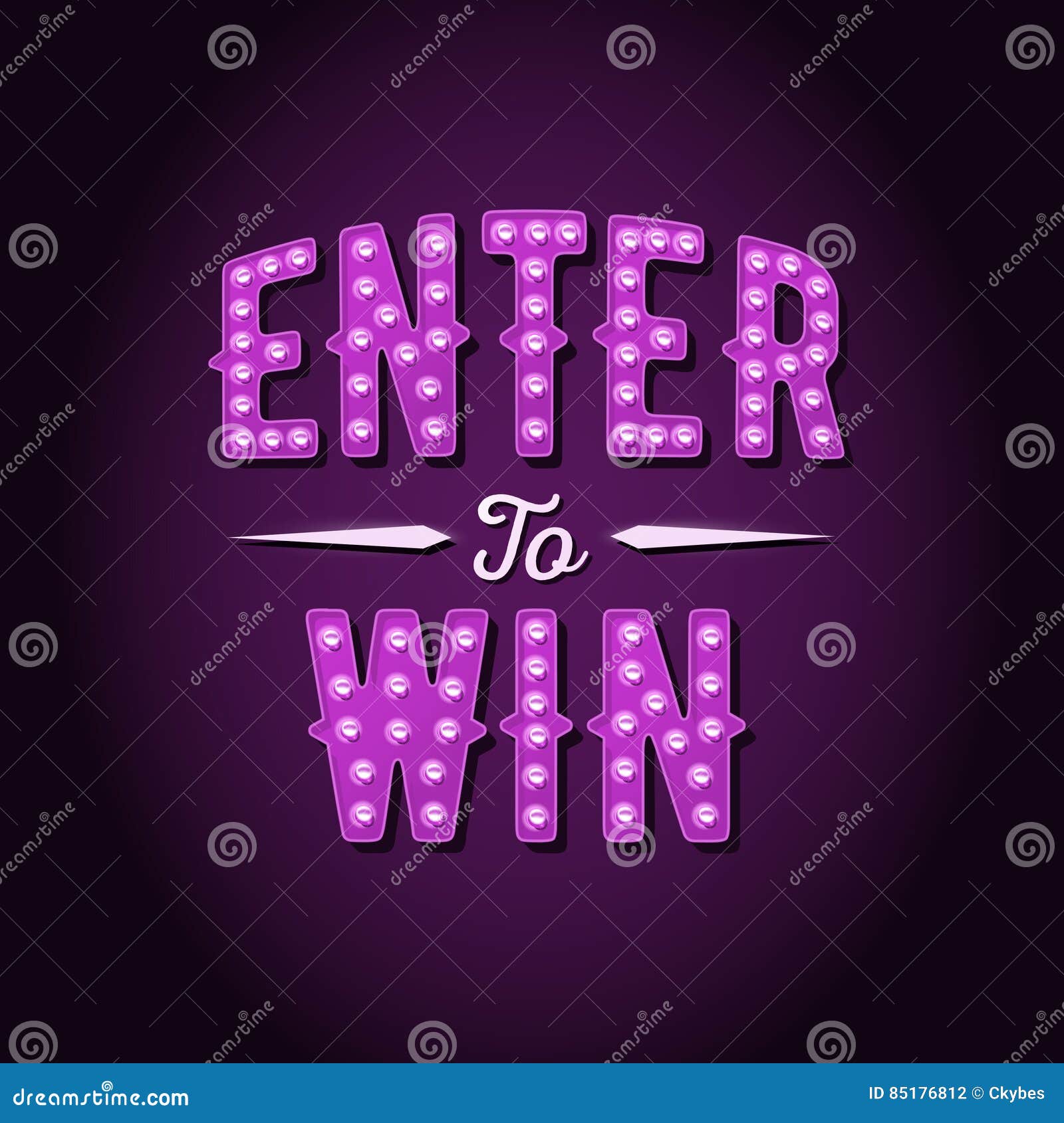 Enter to Win Vector Sign stock vector. Illustration of enter - 85176812
