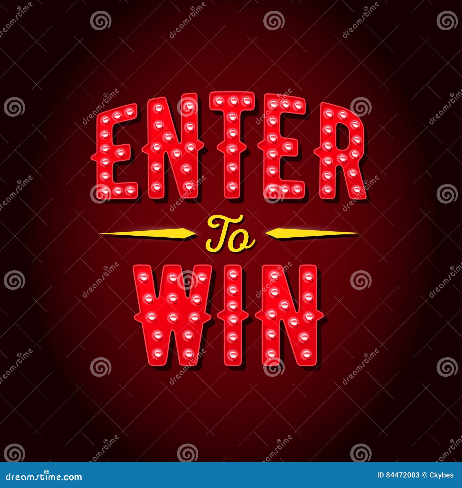 Enter to Win Vector Sign stock vector. Illustration of lotto - 84472003