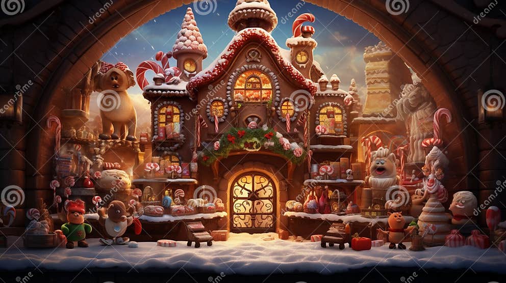 Enter a Whimsical World with this Pixar Studio-style Scene Showcasing a Delightful Array of ...