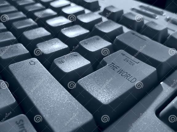 Enter the world stock photo. Image of computer, networking - 6465204