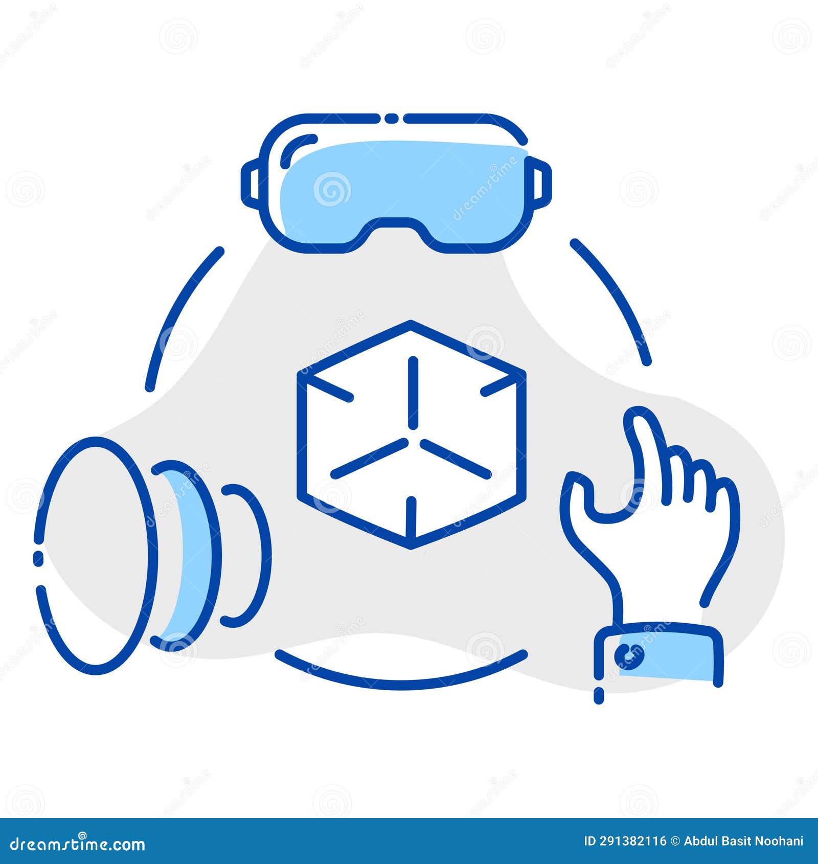 Enter the World of Extended Reality with this Symbolic Icon. Stock ...