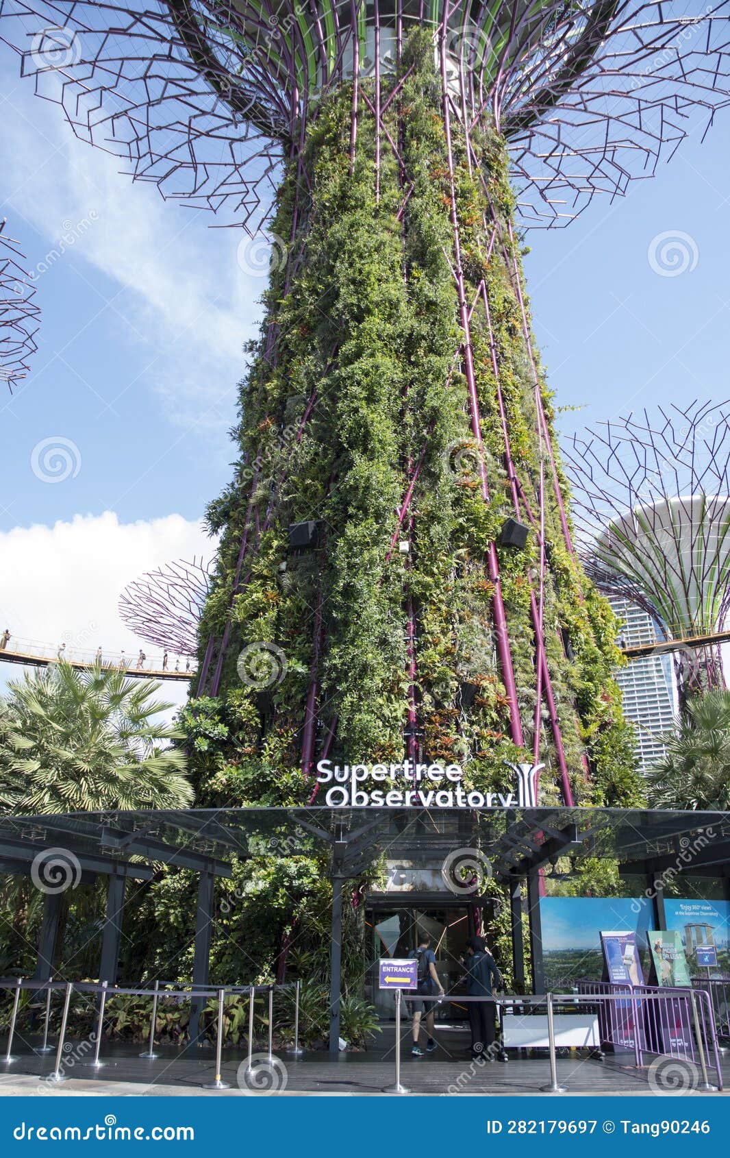 Enterance of Supertree Observatory in Gardens by the Bay Editorial ...