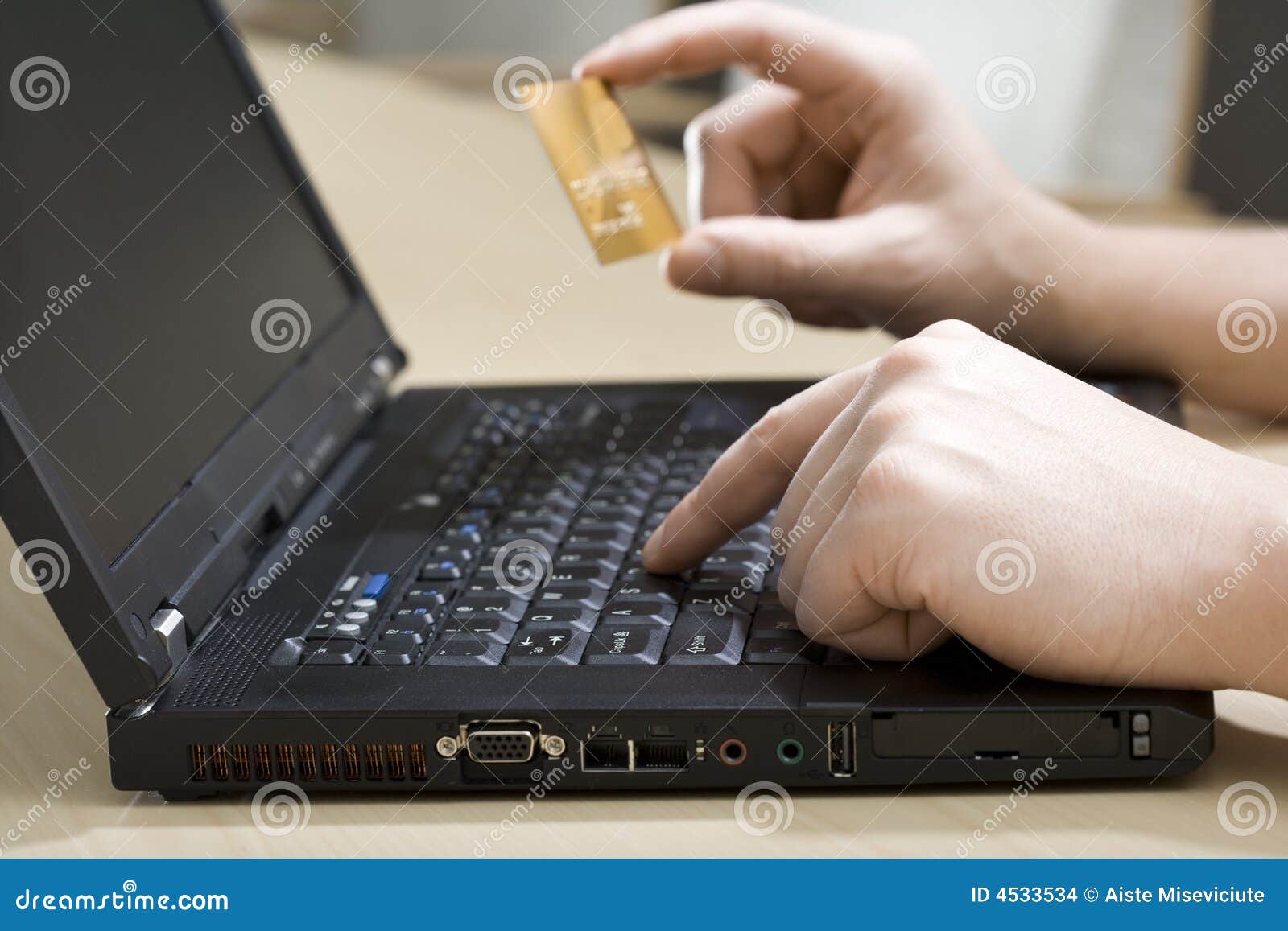 Entering Credit Card Information Stock Photo - Image of charge, online ...