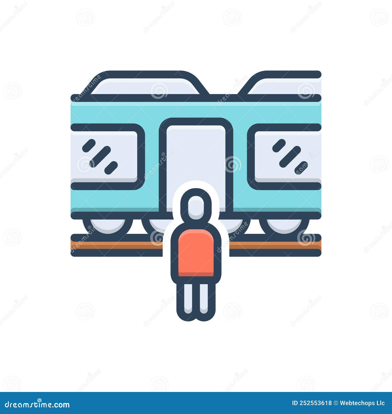 Color Illustration Icon for Entering, Entree and Arrival Stock Vector ...