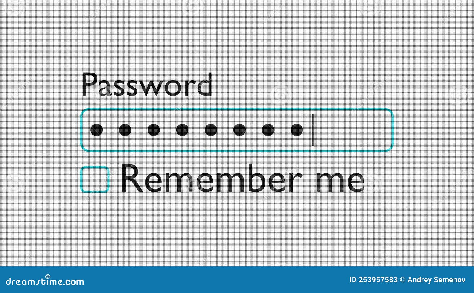Entering Password Icon. Linear Vector Illustration From Cursors And ...