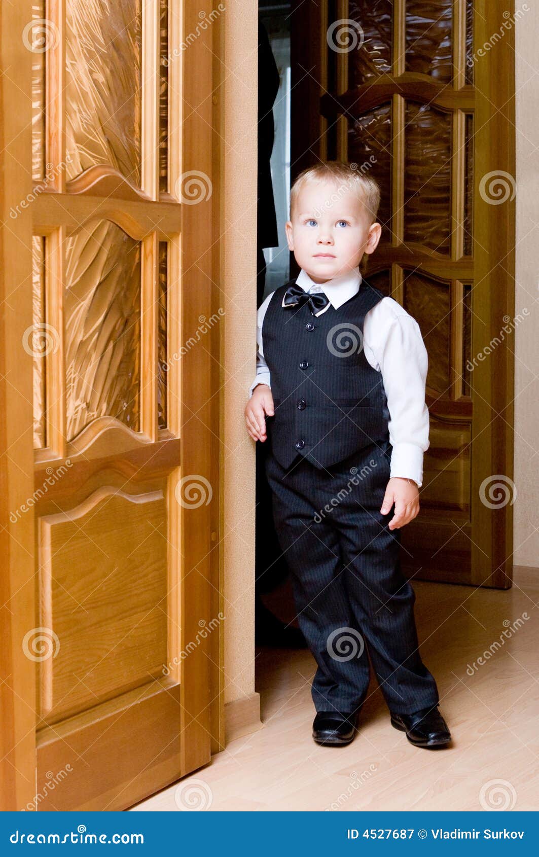 Entering the room stock image. Image of black, years, clothing - 4527687