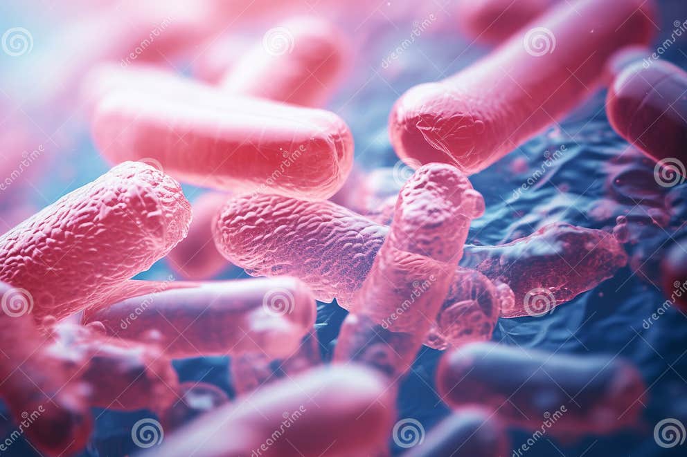 Enterobacteriaceae, Gram-negative Rod Shaped Bacteria. Generative AI ...