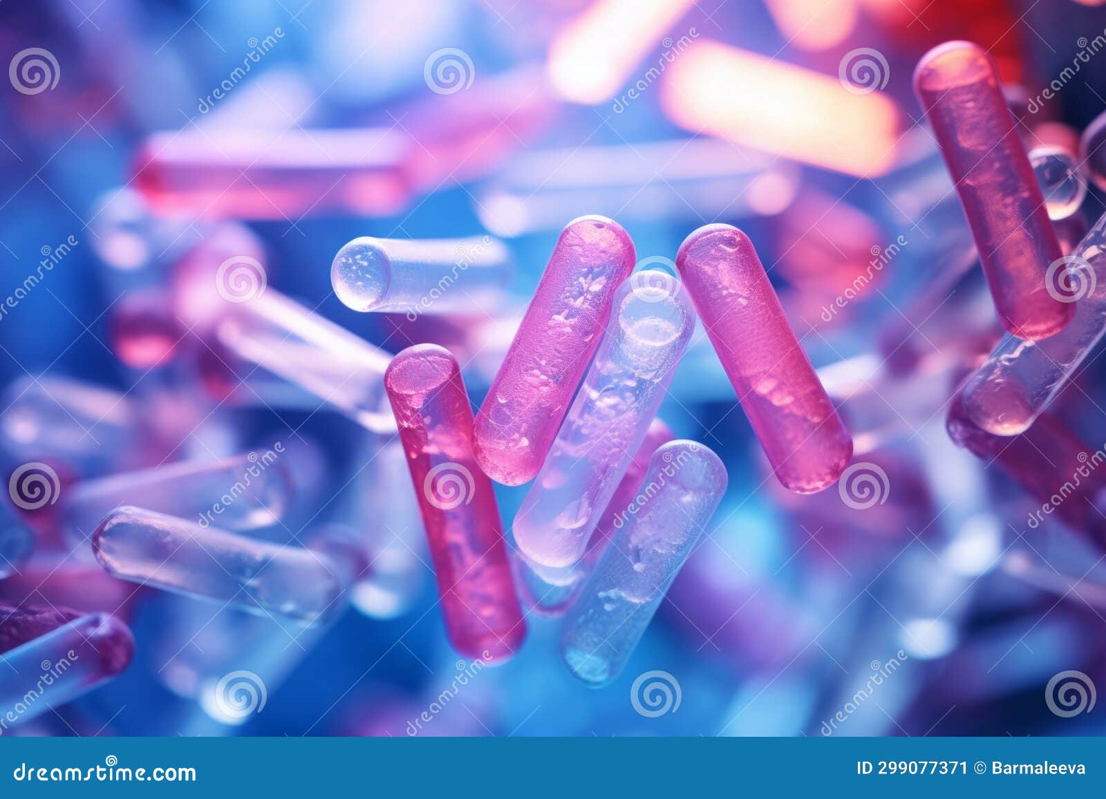 Enterobacteriaceae, Gram-negative Rod Shaped Bacteria. Generative AI ...