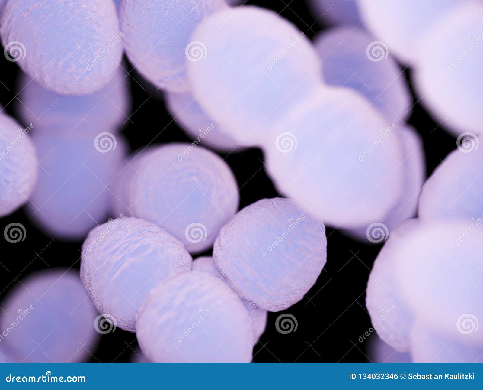 An enterococcus bacteria stock illustration. Illustration of illness ...