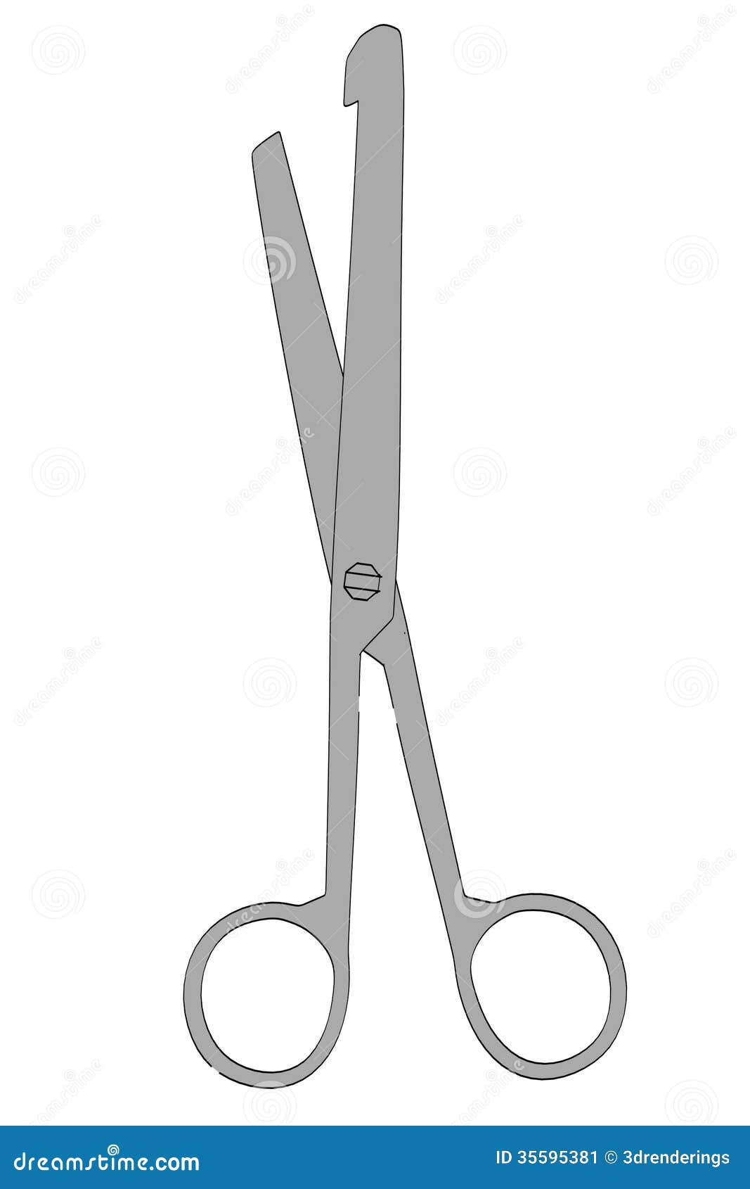 Enterotome tool stock illustration. Illustration of hand - 35595381